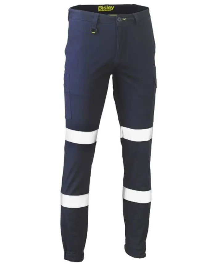 FLEX AND MOVE TAPED STRETCH CARGO CUFFED PANTS - Bisley