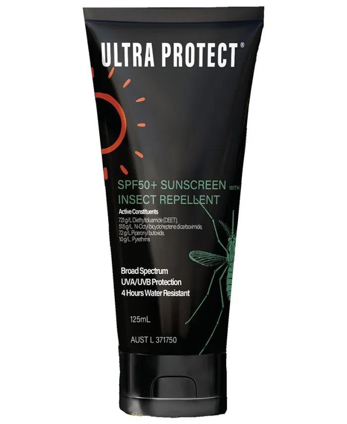 Ultra Protect SPF50+ Sunscreen with Insect Repell 125ml Tube - Jackson ...